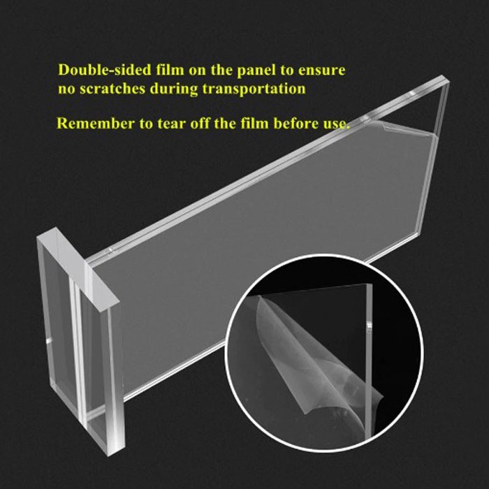 Plexi Επιτραπέζιο Stand A6 Από Plexiglass 10x16cm | Οργάνωση Γραφείου